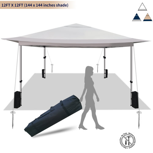 casualstay 12" Ft. W x 12 Ft. D Steel Pop-Up Canopy & Reviews - Wayfair Canada